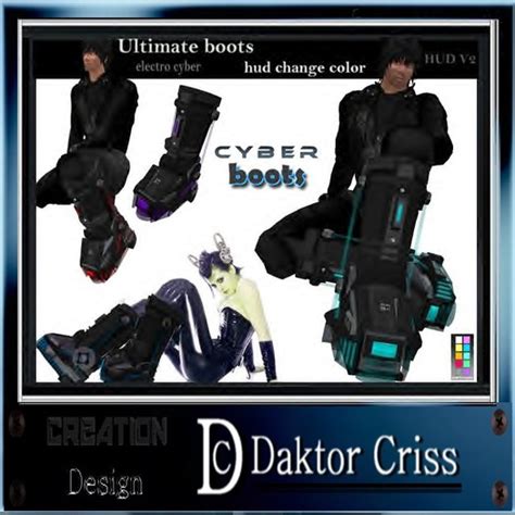 Second Life Marketplace Cyber Boots