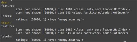 All In One Tutorial Via Matrix Factorization — Antk 10 Documentation