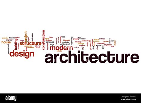 Architecture Word Cloud Concept Stock Photo Alamy