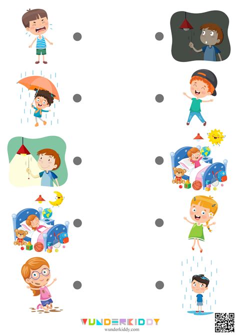 Распечатать рабочие листы противоположности для дошкольников