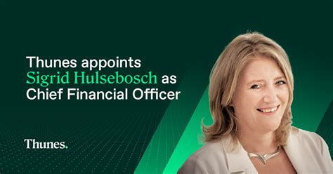 Thunes Appoints Sigrid Hulsebosch As Chief Financial Officer Thunes