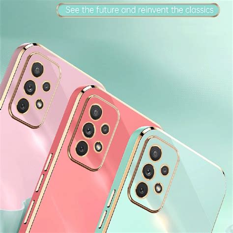 For Samsung Galaxy A73 5g Xinli Straight Edge 6d Electroplate Tpu Phone
