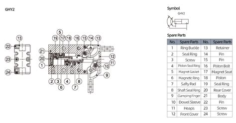 Export Angular Type Air Grippers Ghy Series