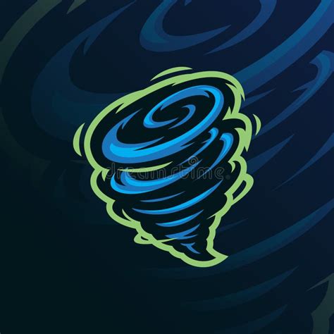 Tornado Mascot Illustration Stock Illustrations 382 Tornado Mascot