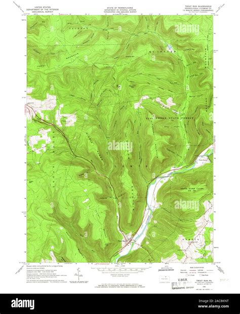 Trout Run Map Hi Res Stock Photography And Images Alamy