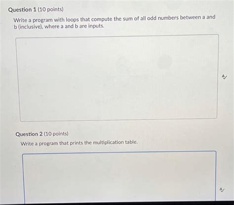Solved Question 1 10 Points Write A Program With Loops