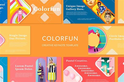 Colorfun Шаблон презентации Keynote Шаблоны презентаций Envato Elements