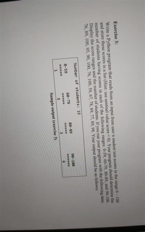 Solved Exercise 3 Write A Python Program That Reads From An