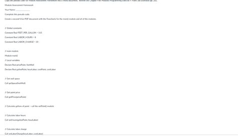 Solved Module Assessment Homework Your Name Complete This