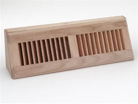 Oak Baseboard Diffuser Unfinished