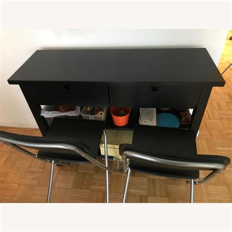 Ikea Norden Kitchen Island W 2 Franklin Stools Aptdeco