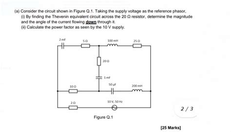 Solved A Consider The Circuit Shown In Figure Q Taking Chegg