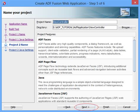 Steps To Create A Adf Fusion Web Application Using Adf Business