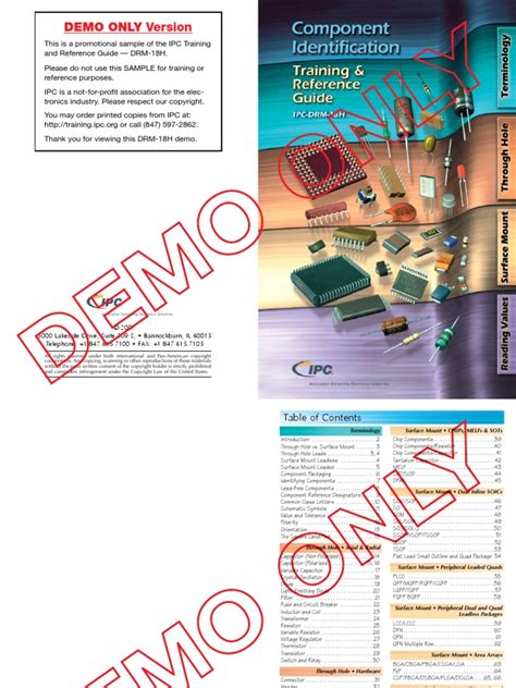 Ipc Training And Reference Guide Drm 18h Pdf Capacitor Passivity Engineering
