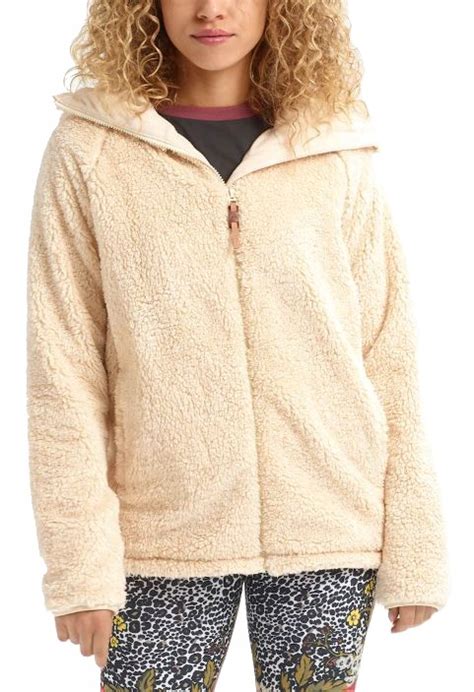 Burton Lynx Full Zip Womens Fleece Hoodie Absolute Snow