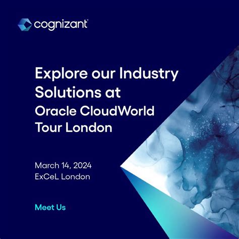 Joyotu Dutta On Linkedin Engineering Intuition Join Cognizant At Oracle Cloudworld Tour London…