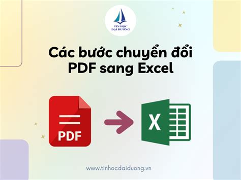 03 bước chuyển file pdf sang excel cực đơn giản