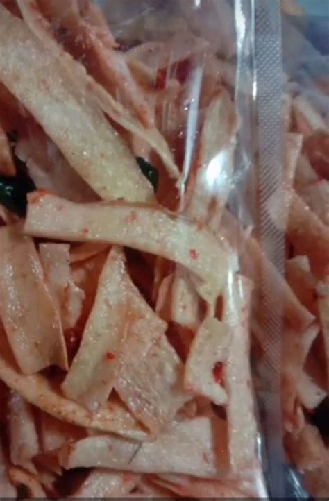 Krecek Singkong Manggleng Pedas Jeruk 250 Gr