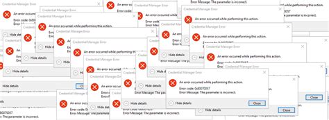 How To Fix The Credential Manager Error 0x80070057 Parameter Is Incorrect