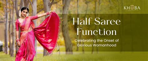 Half Saree Function Celebrating The Onset Of Glorious Womanhood