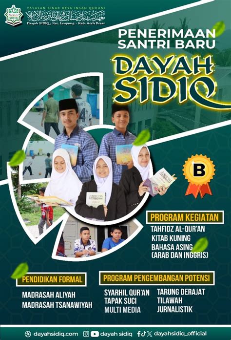 Desain Poster Penerimaan Santri Baru