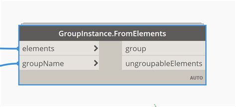 Group Instance From Elements How Developers Dynamo