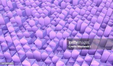 three dimensional render of rows of triangle shaped columns high res