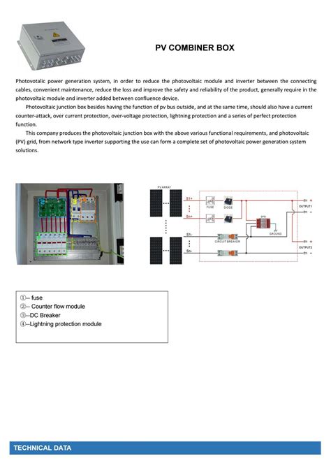 Pv Combiner Box For Optimized Solar Array Connections Snadi