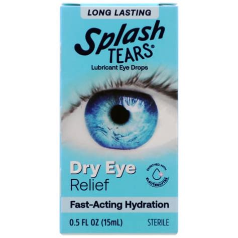 Splash Tears® Lubricant Eye Drops 05 Fl Oz Kroger