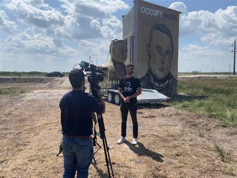 Why Theres All Of The Sudden A Giant Bust Of Elon Musk In Brownsville