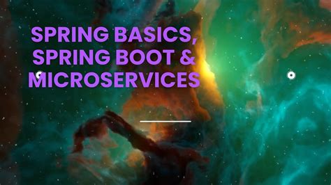 Day28 Spring Spring Boot And Microservices Youtube