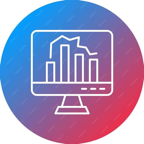 Premium Vector Monitoring Analytics Icon Vector Image Can Be Used For Online Marketing