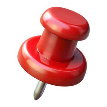 Red Push Pin Book 3d Icon 3d Push Pin Push Pin 3d Icon 3d Icon