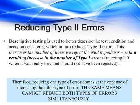 Type I And Type Ii Errors Pptx Genetics Science