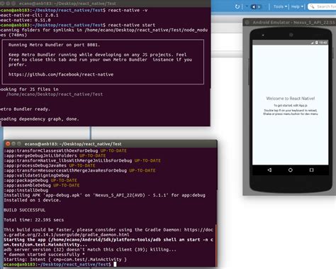 Android React Native Dont Update My Code In The Virtual Device Stack Overflow