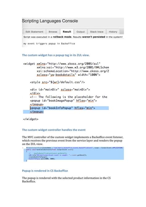 hybris commerce backoffice cti integration flow pdf