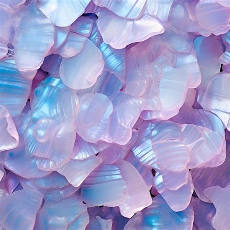 Premium Ai Image Opalescent Shell Texture