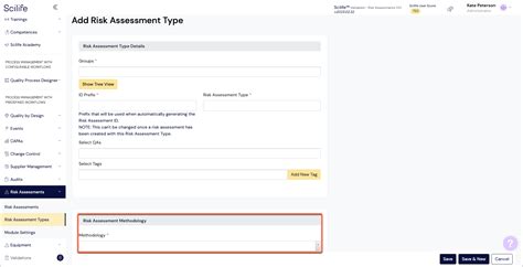 What Risk Assessment Methodologies Are Available Scilife