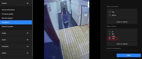 VORTEX Portal How To Modify The Video Orientation And Rotation Of The Camera In VORTEX Portal