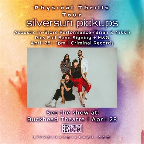 In Store Performance Atlanta Ga Apr 28 Silversun Pickups