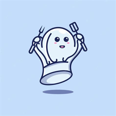 Premium Vector Cute Ghost Kitchen Illustration