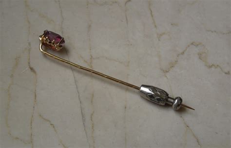 Antique Ruby Stick Pin For Sale At 1stdibs Antique Stick Pins