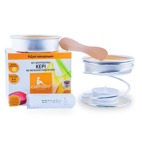 Carnaby Ζεστό Κερί με Βάση και Ρεσώ Carnaby Cosmetics