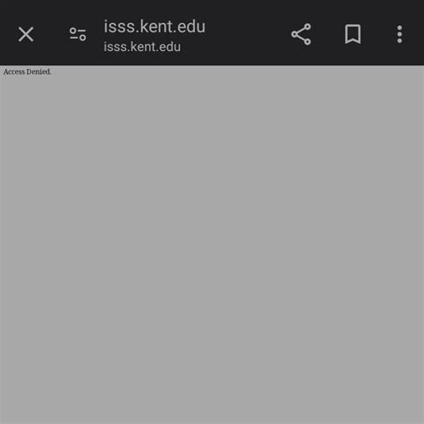 Access Denied R KentStateUniversity