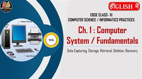 cbse computer systems ch1 data capturing storage retrieval small part 9 xi cs part 6 xi