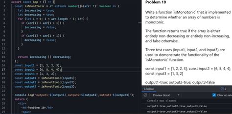 How To Write `ismonotonic` Function For Numbers Lavin Kulal Posted On