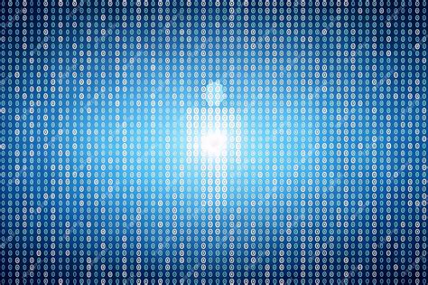 Dynamic Data Management Flat Vector Illustration Of Cascading Binary