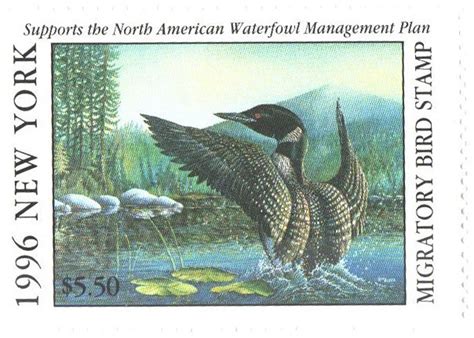 Sdny12 1996 New York State Duck Stamp Mystic Stamp Company