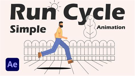 run cycle animation after effects fast and simple run cycle after