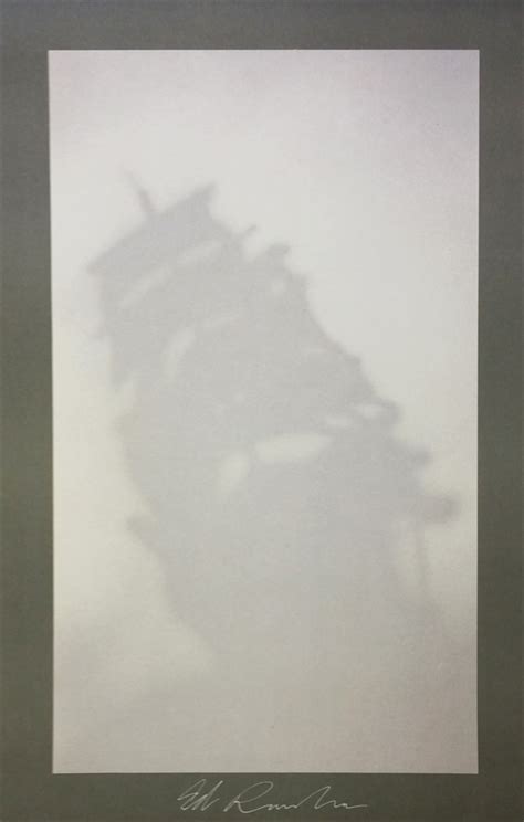 Barcelona Ghost Ship Poster By Ed Ruscha On Artnet Auctions